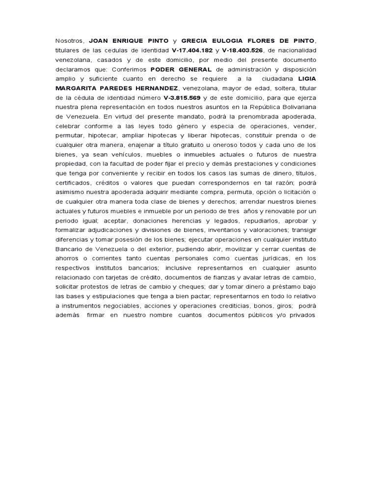 Poder | PDF | Bancos | Venezuela