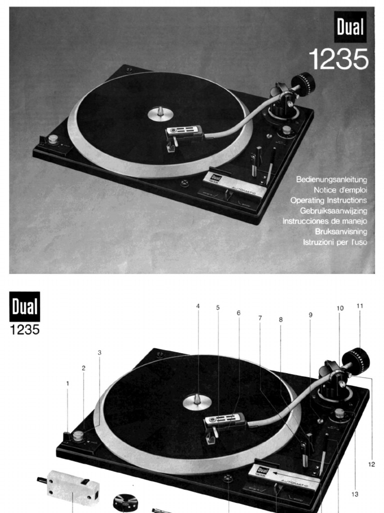 Dual 1235 Owners Manual | PDF