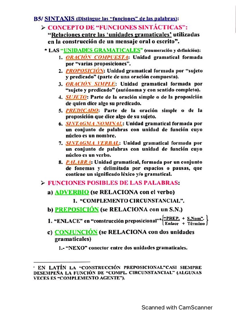 Lengua Gramatica 2 | PDF