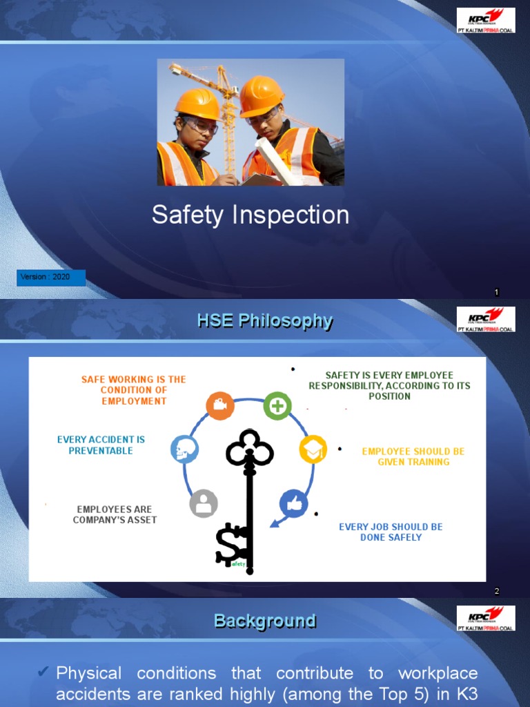 KPC - HSE Training Material - Safety Inspection Rev Aug 2020 - Distribusi (ENG) - 1 - 084250 ...