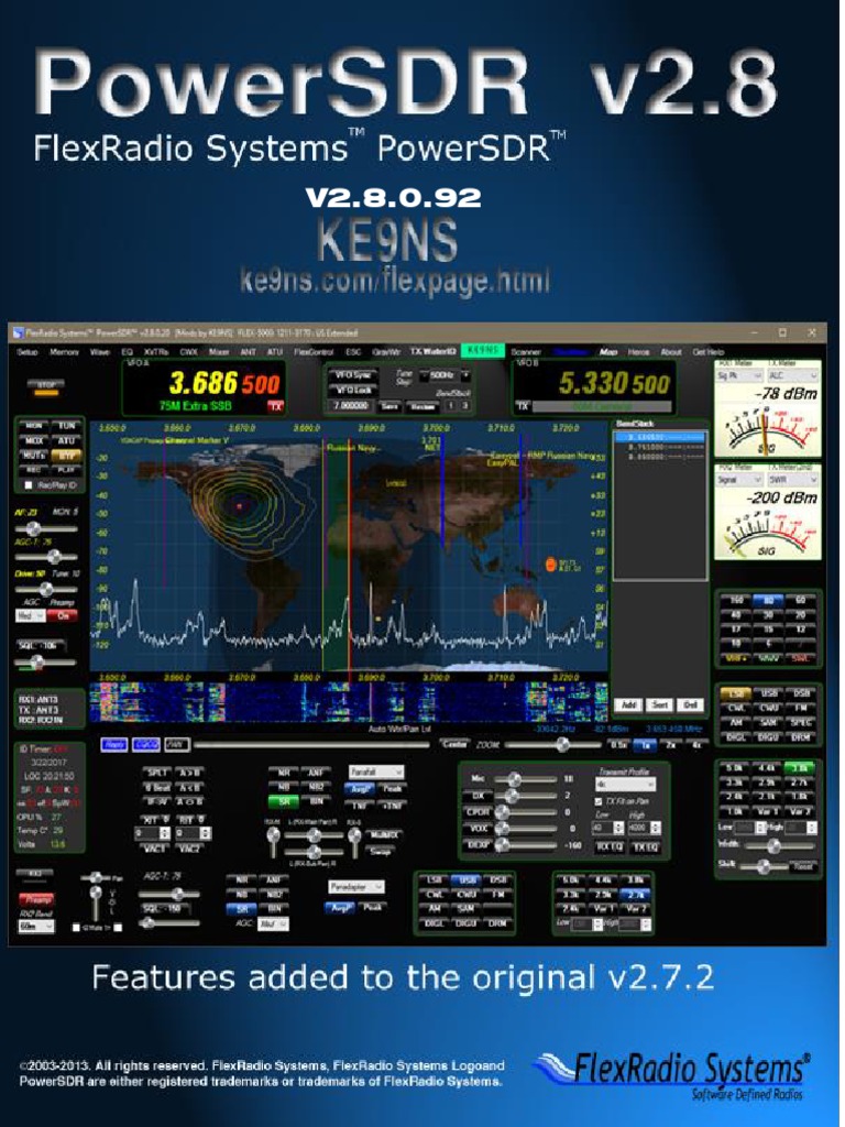 PowerSDR v2.8.0 Features and Installation Guide | PDF | Image Scanner | Radio