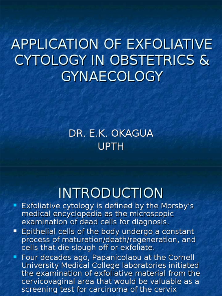 Exfoliative Cytology