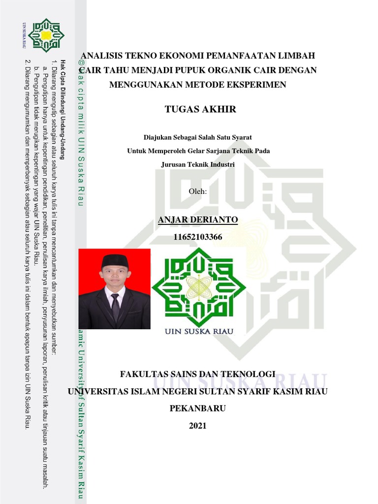 Analisis Tekno Ekonomi Pemanfaatan Limbah | PDF