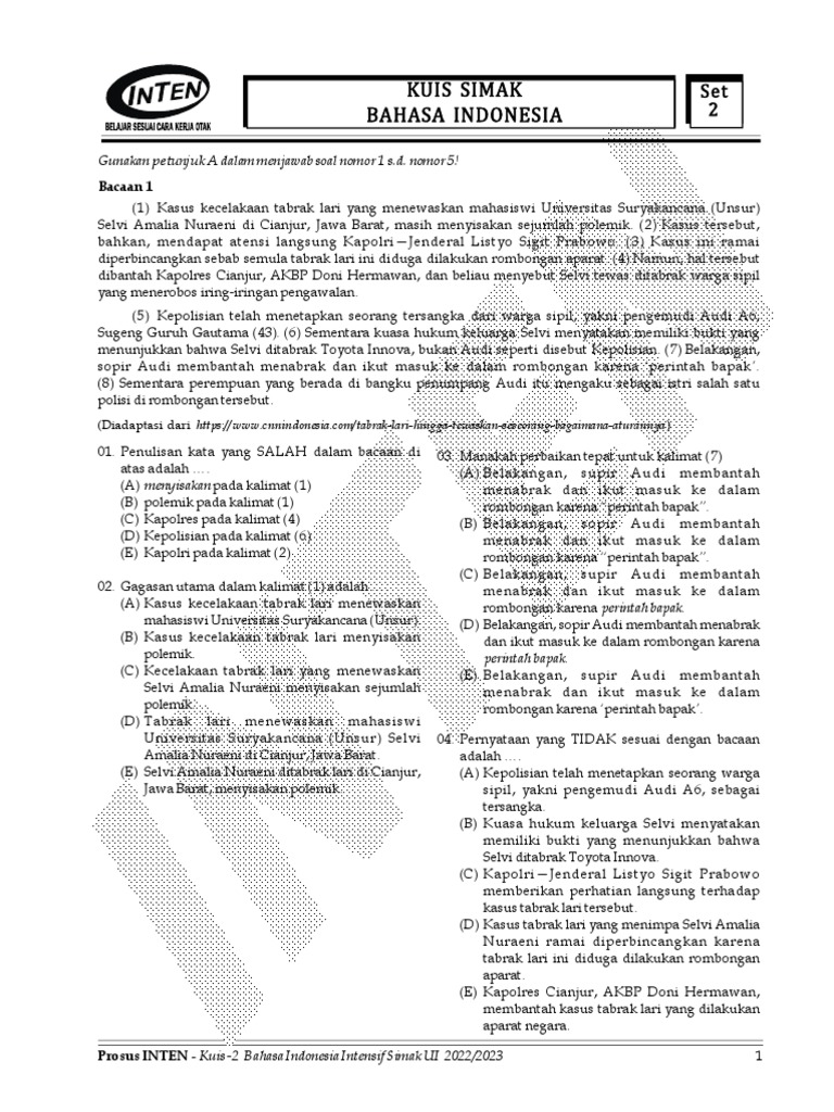 Kuis 2 Simak Ui | PDF