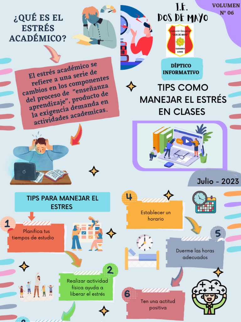 Tips como manejar el estrés en clases | PDF | Sicología