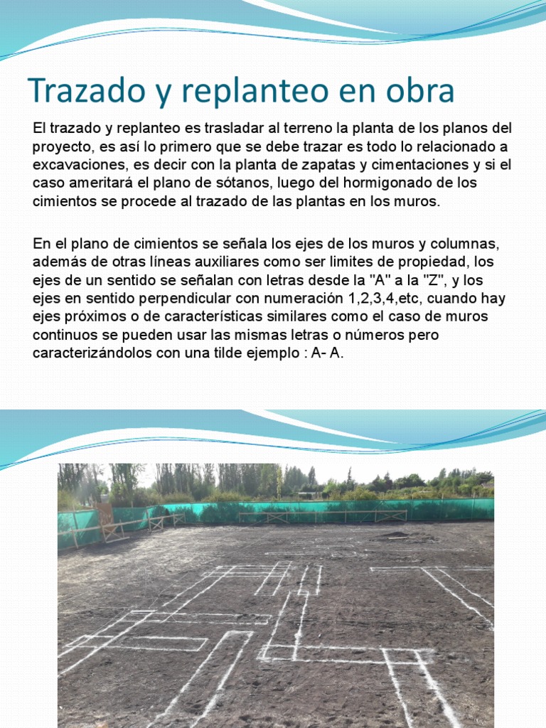 Trazado y Replanteo | PDF