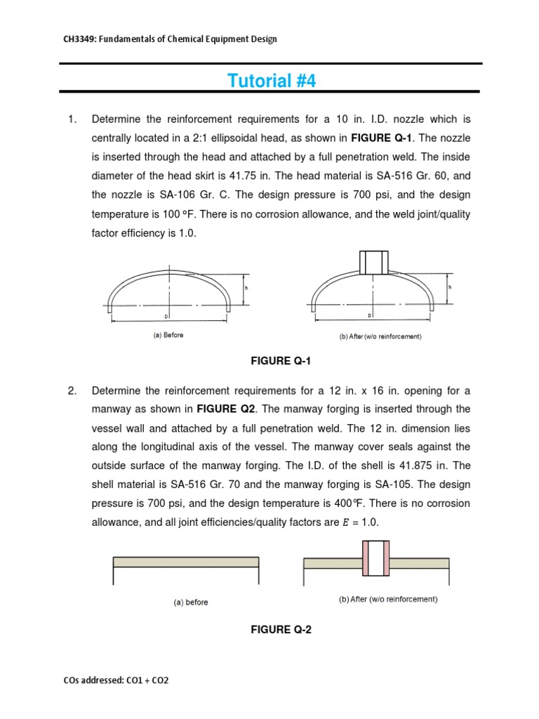 Tutorial 4 PV External Pressure Opening Reinforcement | PDF