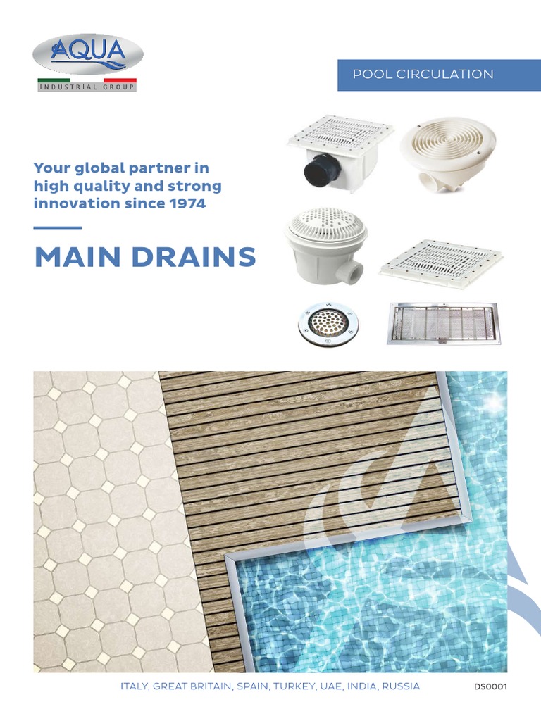 3 Main Drains - Data Sheet | PDF | Flow Measurement | Pipe (Fluid Conveyance)
