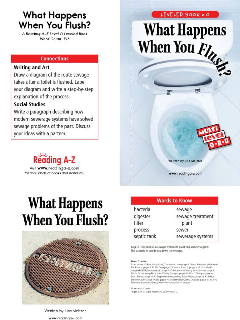 Raz Lo25 Whathappenswhenyouflush CLR | PDF | Sanitary Sewer | Sewage Treatment