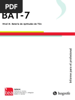 Ficha Tecnica Bat-7 | PDF | Inteligencia | Cociente de inteligencia