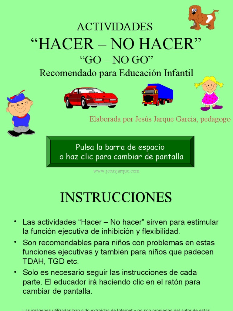 Actividades Go/No Go para Niños | PDF