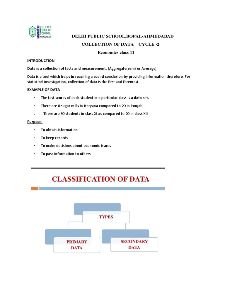 Notes - Collection of Data Cycye 2 | PDF | Survey Methodology ...