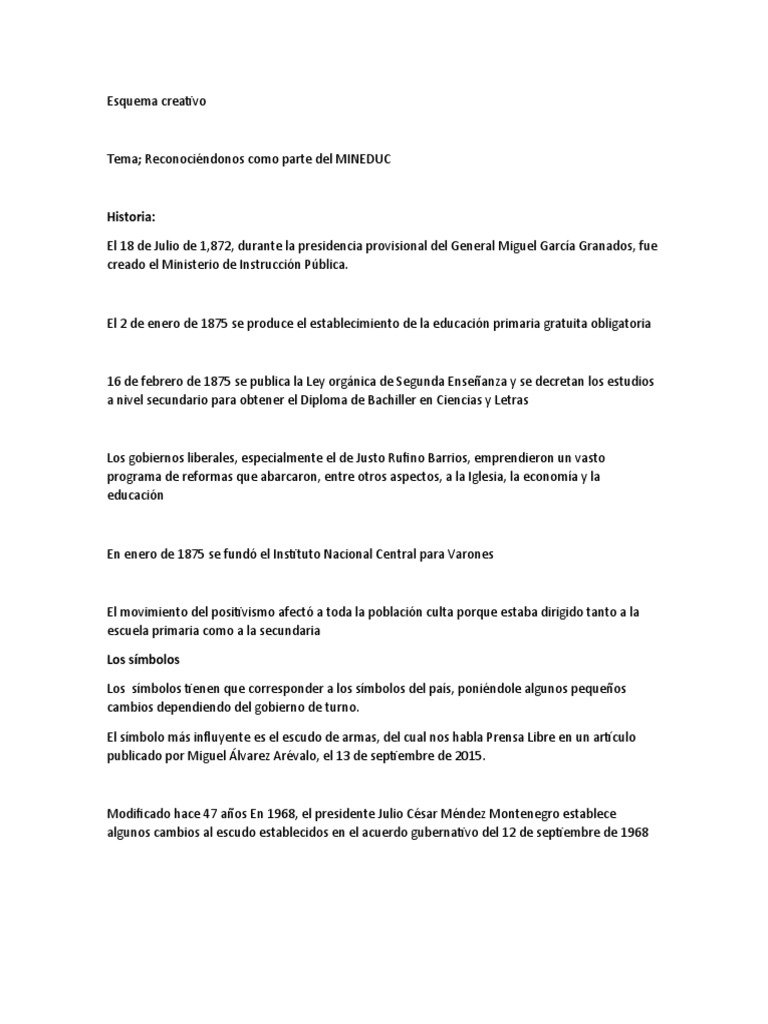 Esquema Creativo | PDF