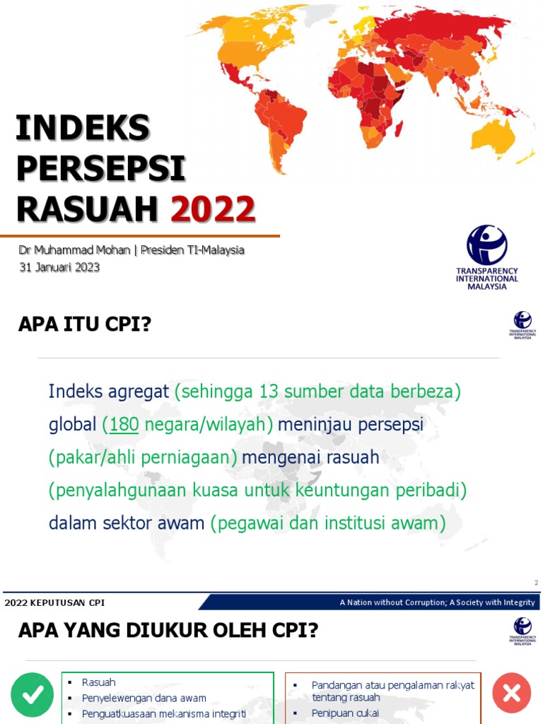 Malaysia CPI 2022 - Malay | PDF