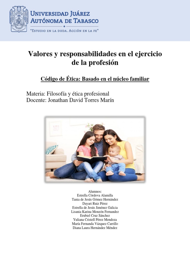 Act - Codigo Etica Familia | PDF | Familia | Disciplinas Act - Codigo Etica Familia | PDF | Familia | Disciplinas
