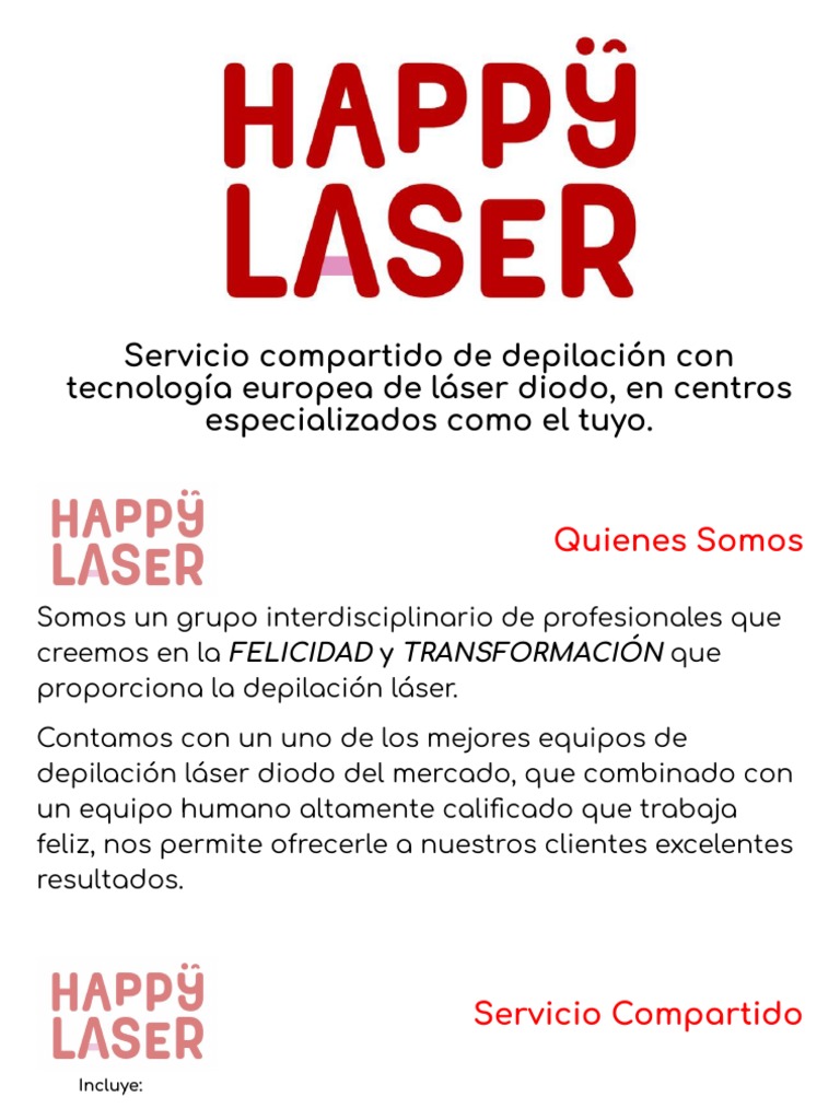 Presentación Inicial Happy Laser | PDF