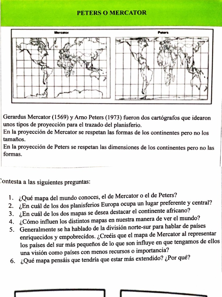Ejercicios Unidad 3 1 Eso | PDF | Mapa | Cartografía