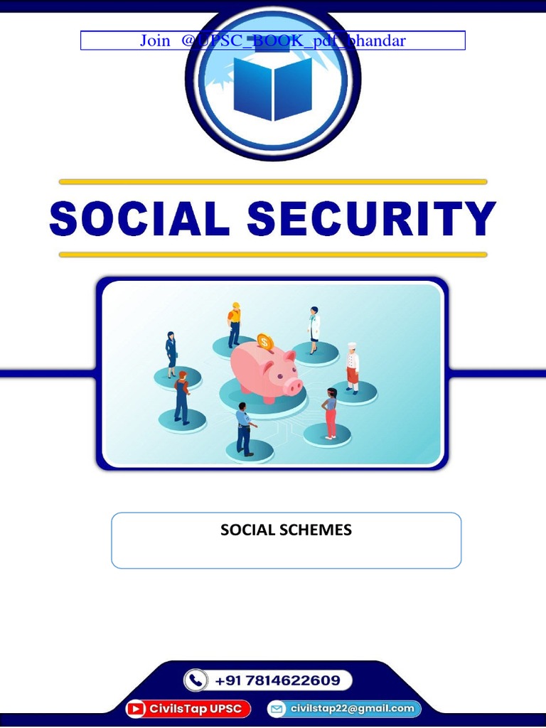 Social Security Schemes Notes by Civilstap | PDF | Government Of India ...