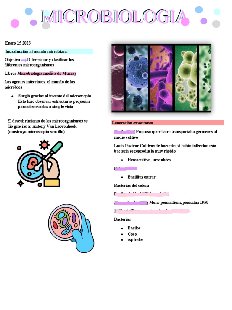MICROBIOLOGIA | PDF | Microorganismo | Microbiología