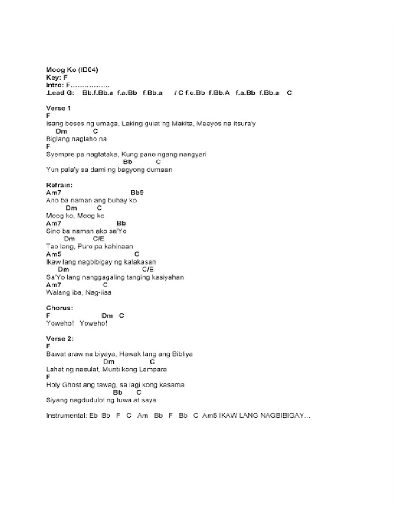Moog Ko Praise and Worship | PDF