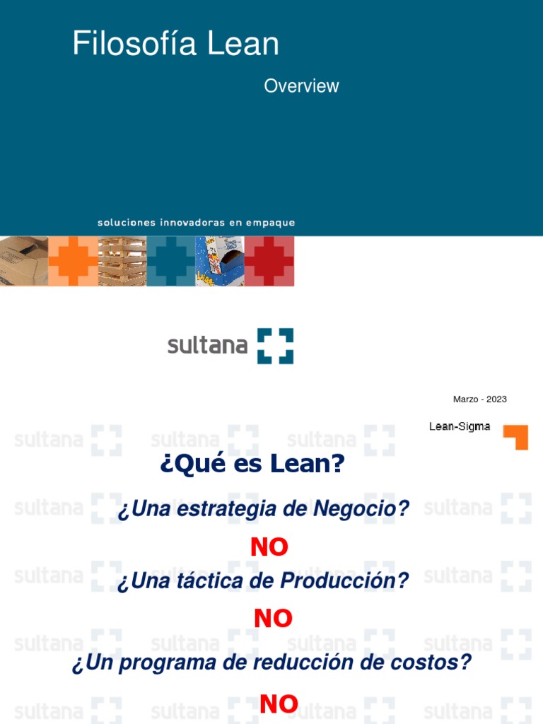 Introducción a la Filosofía Lean | PDF | Lean Manufacturing | Gestión ...