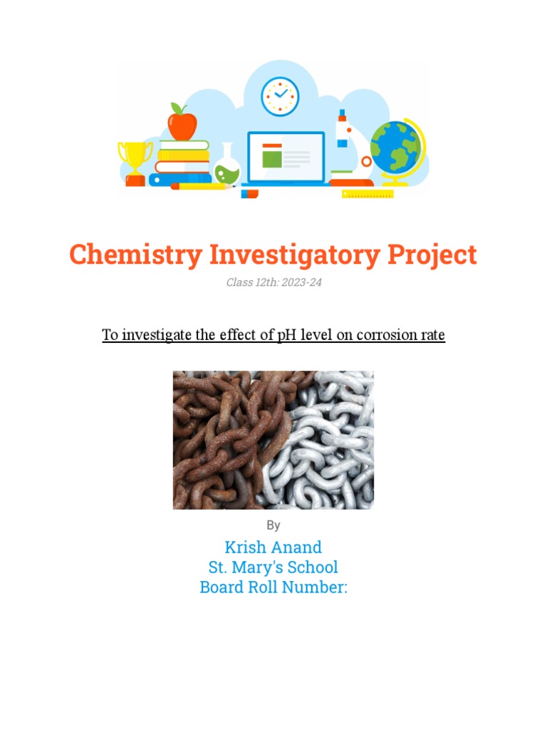 Krish Anand - Investigatory Project (Chemistry) | PDF | Ph | Acid