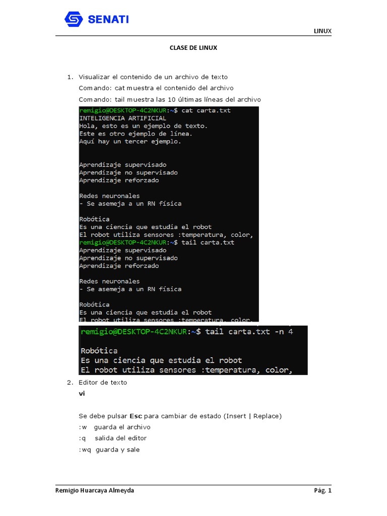 Clase 03 - Linux | PDF