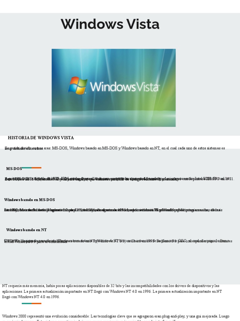 Windows Vista | PDF | Biblioteca (informática) | Windows Nt