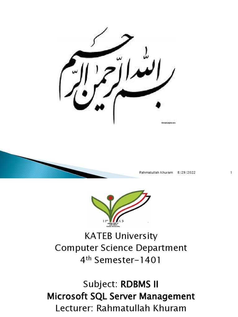 14 Ms Sql Server Database And Schema Section 2 Pdf Databases Microsoft Sql Server
