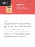 How to Talk to Anyone: PDF Guide | PDF | Nonverbal Communication | Body ...
