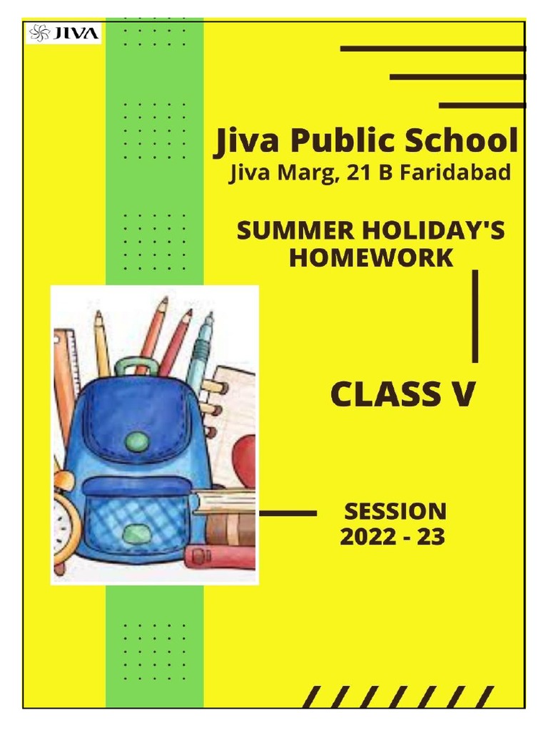 Class 5 Holiday's Homework | PDF | Moon