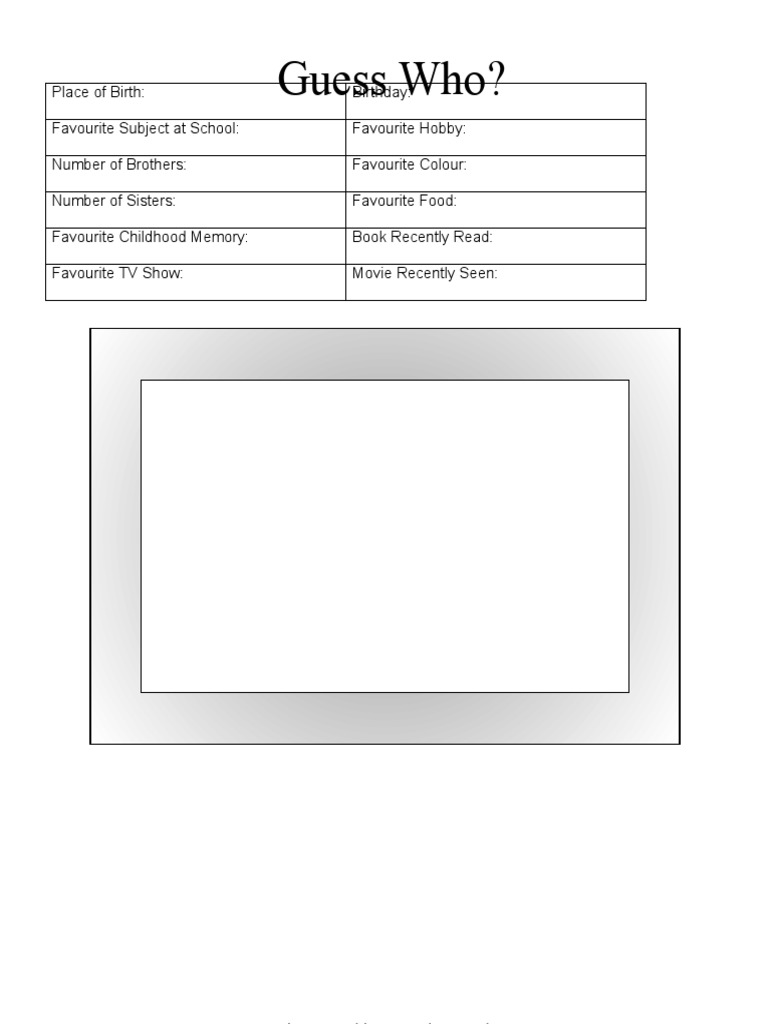 HPC Guess Who Ice Breaker | PDF