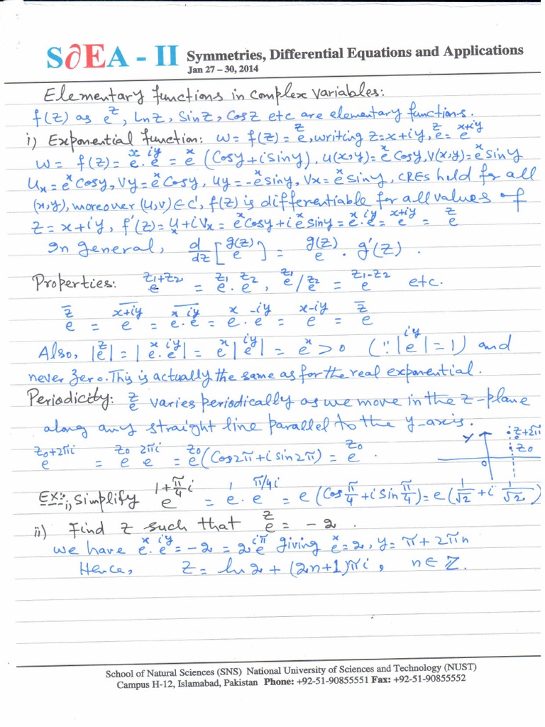 Multivalued Functions Notes | PDF