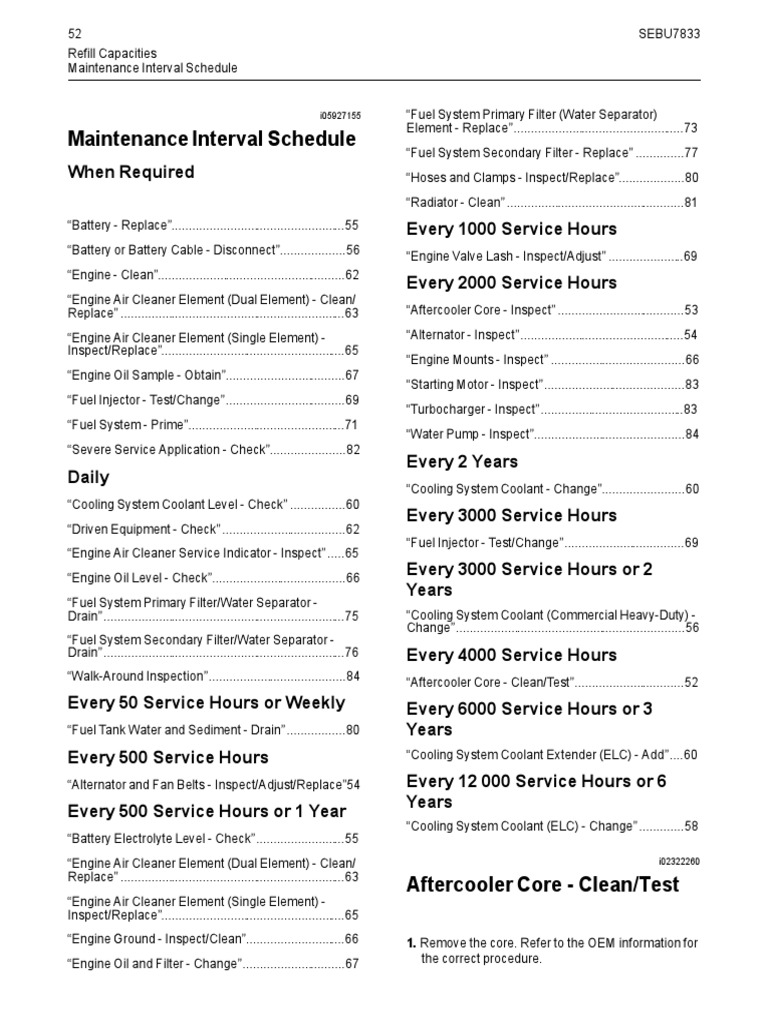 Cummins Genset PM Plan | PDF | Engines | Motor Oil