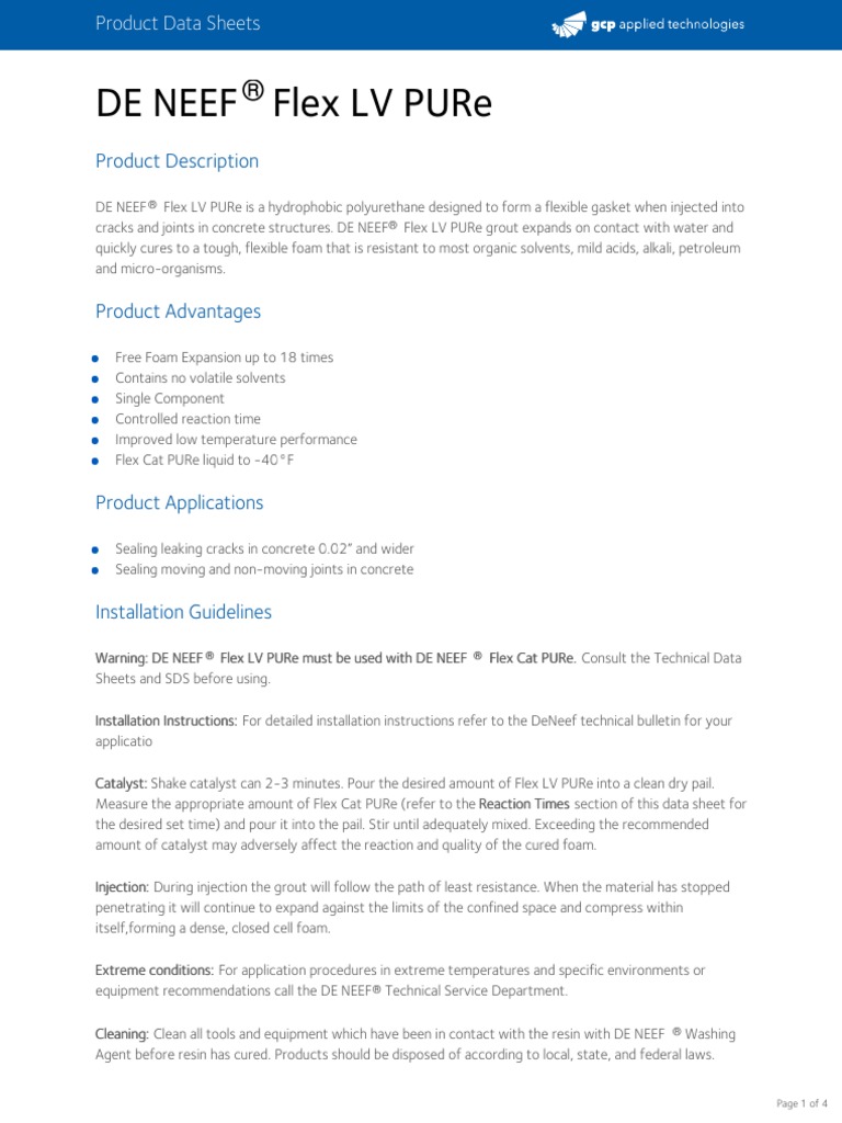 6236 de Neef Flex LV Pure en | PDF | Concrete | Trademark