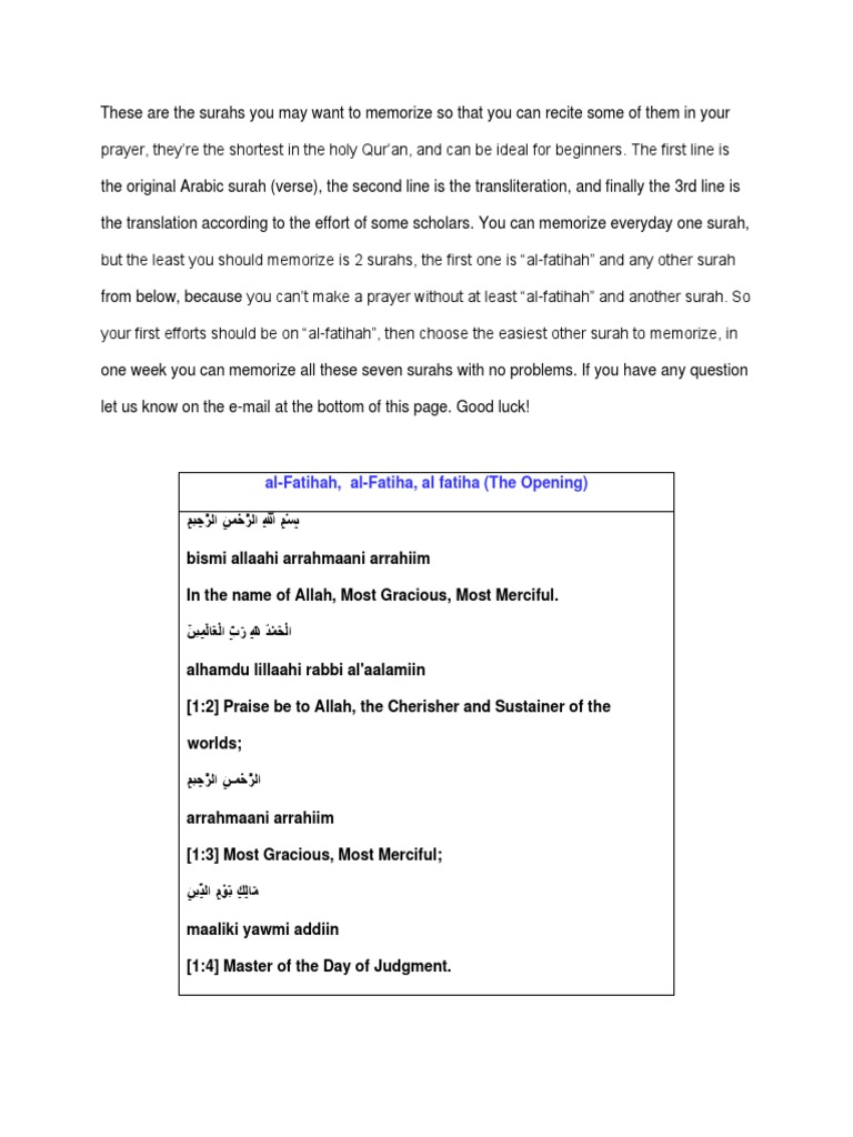 Memorize Quran | PDF | Medieval Arabic Texts | Islamic Texts