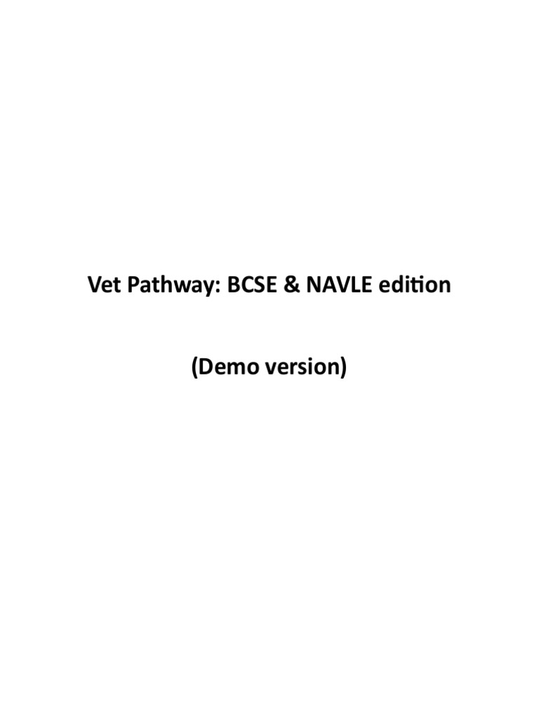 Vet Pathway Demo Version Pdf Virus Infection