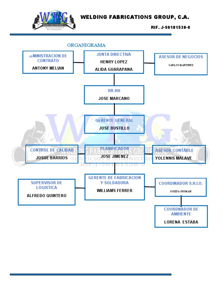 Organigrama WFG | PDF