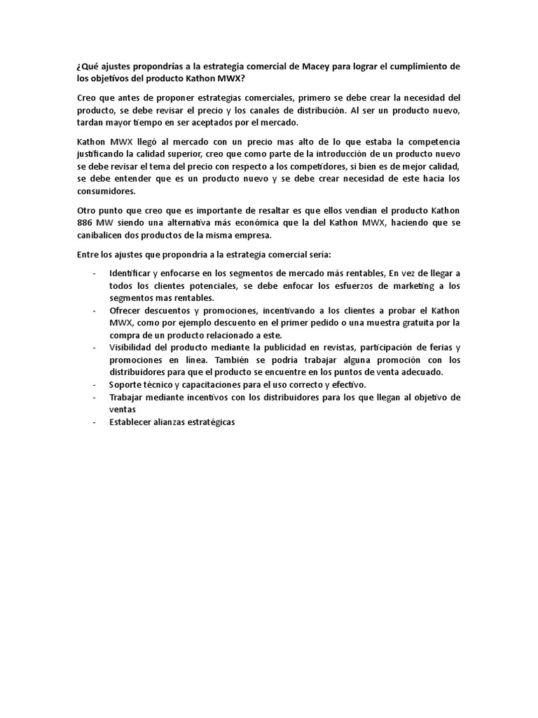 Kathon MWX | PDF | Negocios | Finanzas y dinero