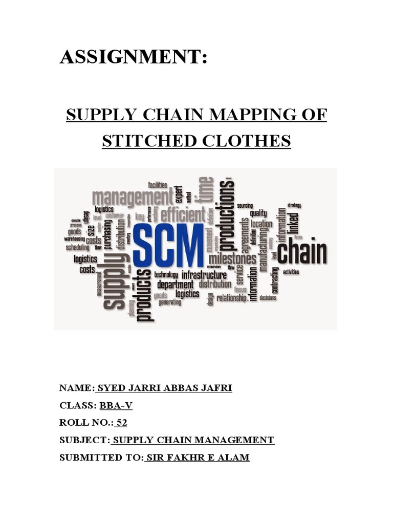 SCM Assignment | PDF | Supply Chain | Supply Chain Management