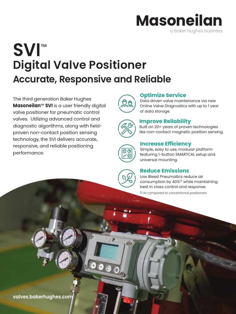 Masoneilan SVI3 Digital Valve Positioner Fact Sheet English | PDF ...