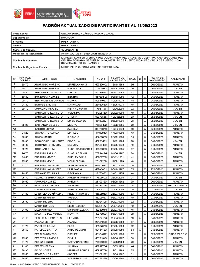 Padron Actualizado | PDF