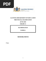 KZN Maths Grade 12 September 2024 P1 and Memo | PDF | Numbers ...
