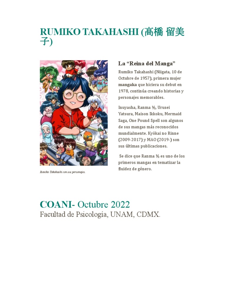 Rumiko Takahashi | PDF