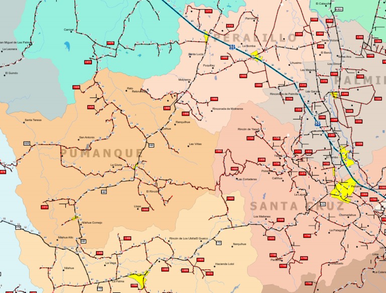 Mapa Red Vial VI REGION | PDF