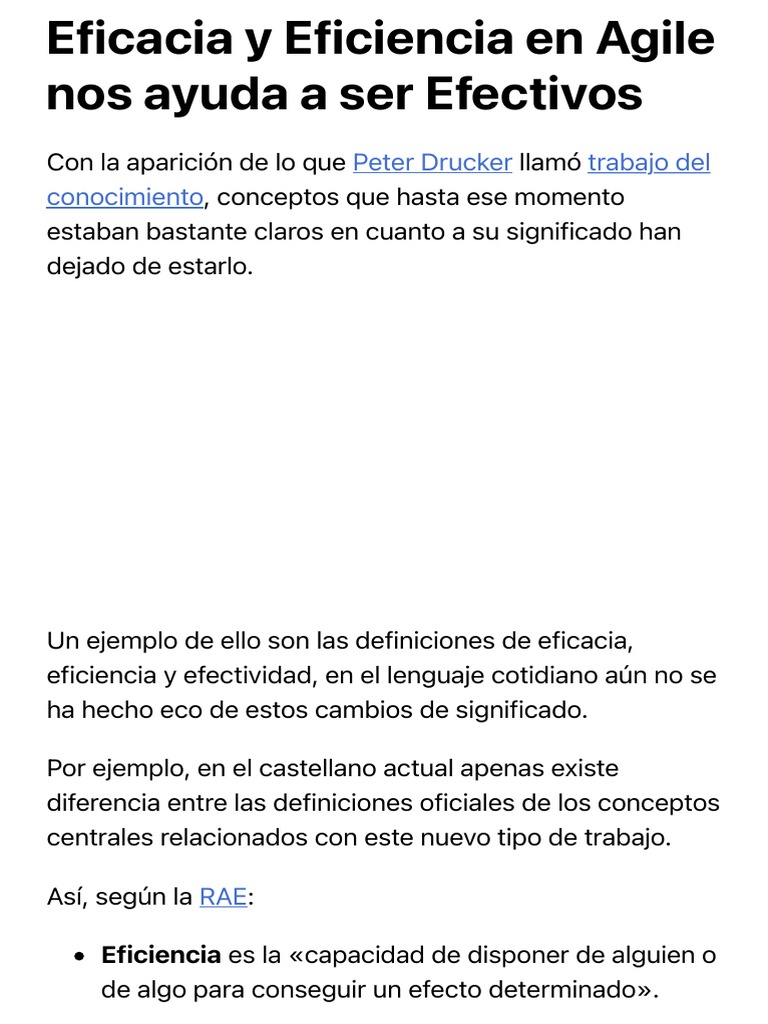 Eficacia y Eficiencia en Agile Nos Ayuda A Ser Efectivos - Mobiliza ... Eficacia y Eficiencia en Agile Nos Ayuda A Ser Efectivos - Mobiliza ...