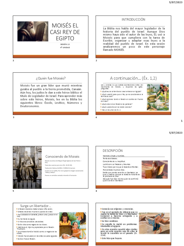 Moises, Casi Rey | PDF | Moisés | Contenido bíblico