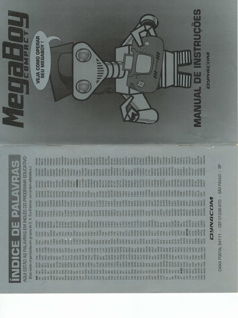 Manual Mega Boy | PDF