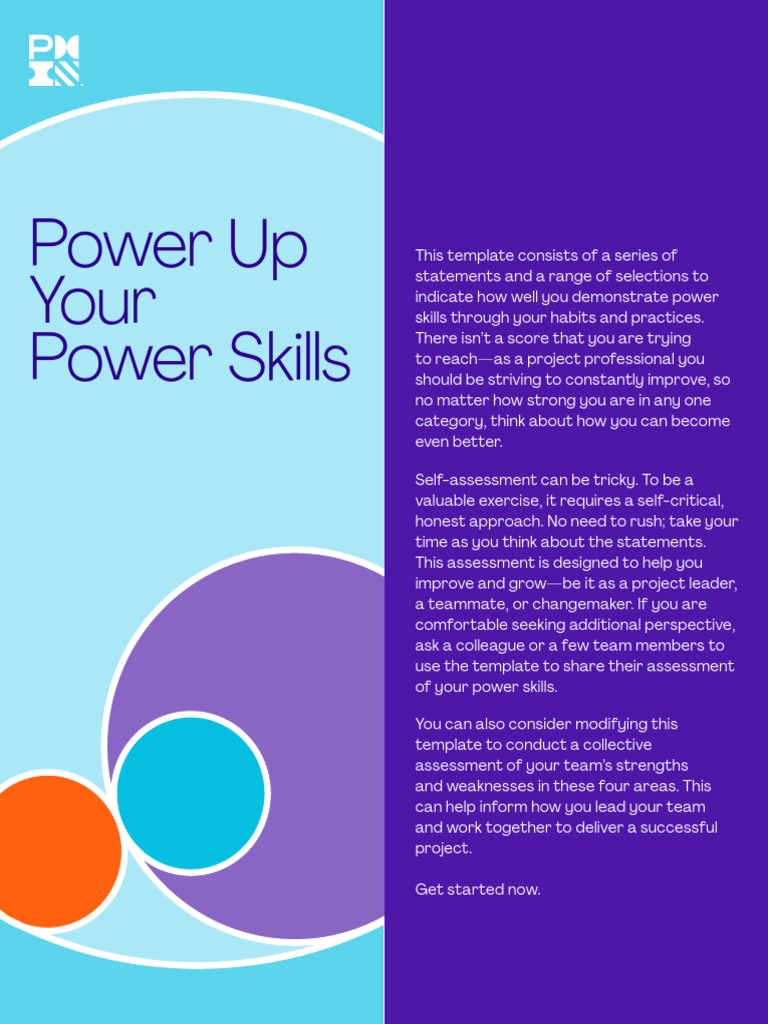 Power Skills Assessment Template | PDF | Strategic Management ...