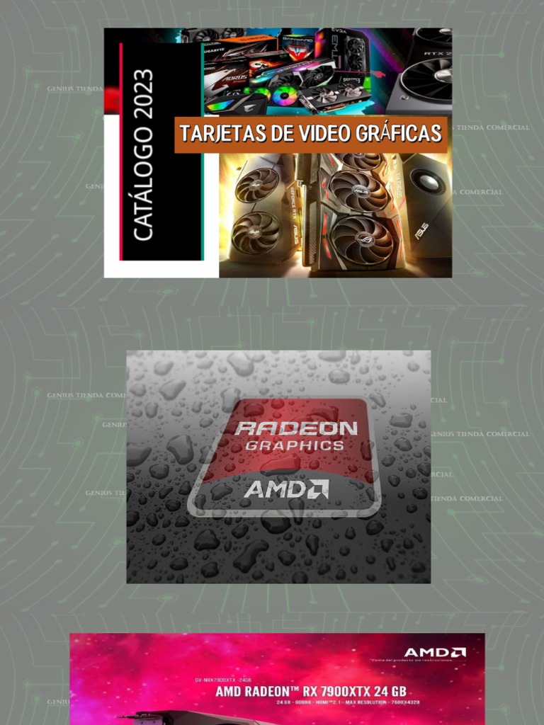 Catalogo Tarjetas de Video Graficas 2023-1 | Download Free PDF | Ibm Pc ...
